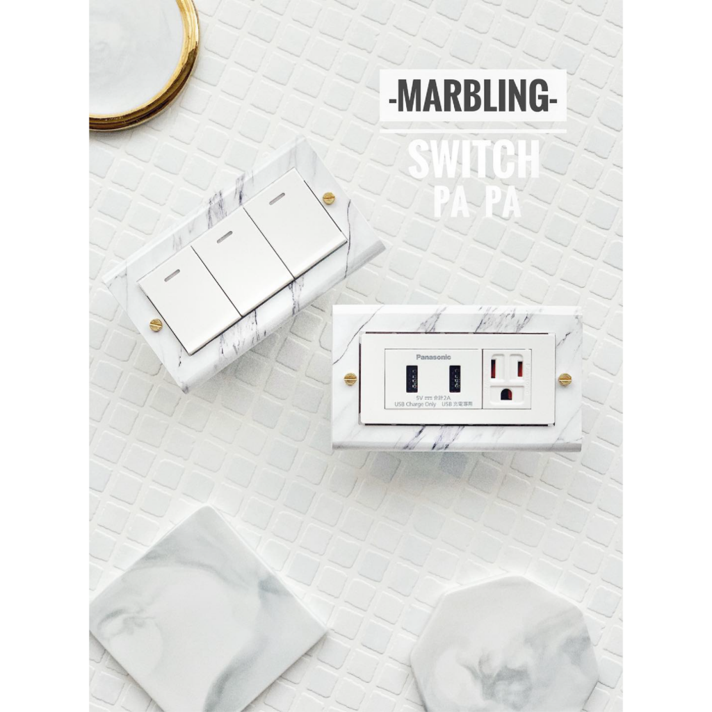 大理石紋金屬RISNA全系列框架 | 優雅、圓滑、薄型面板推薦